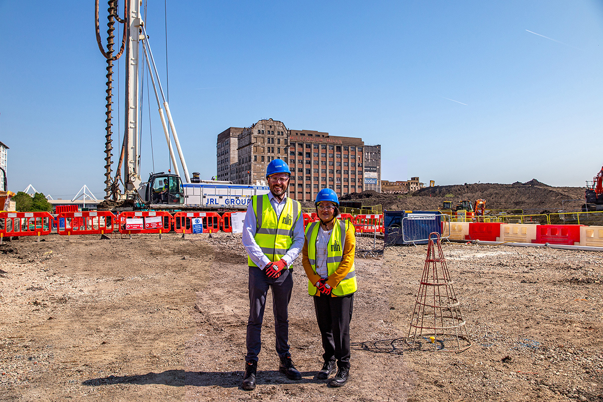 A ground-breaking moment for Silvertown, as building begins on the ...