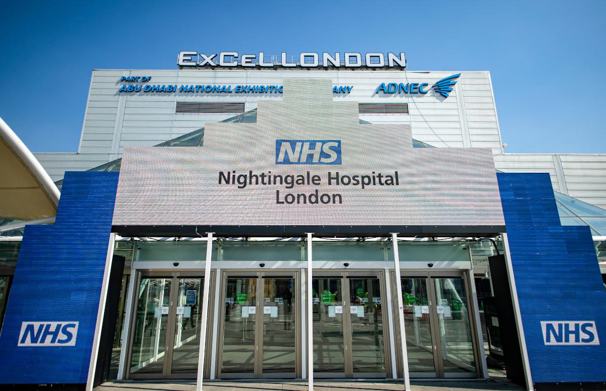 ExCeL London launches as NHS Nightingale Hospital | Royal Docks