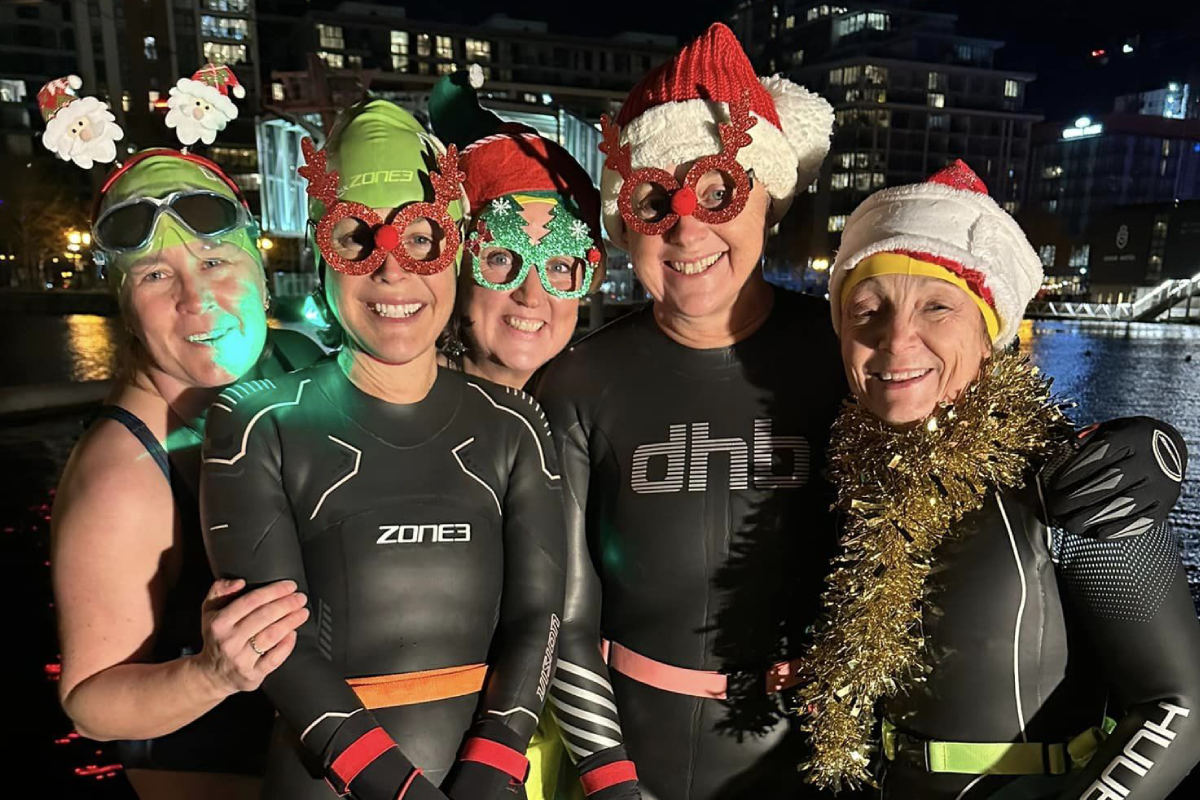 Christmas Swim with Love Open Water | Royal Docks