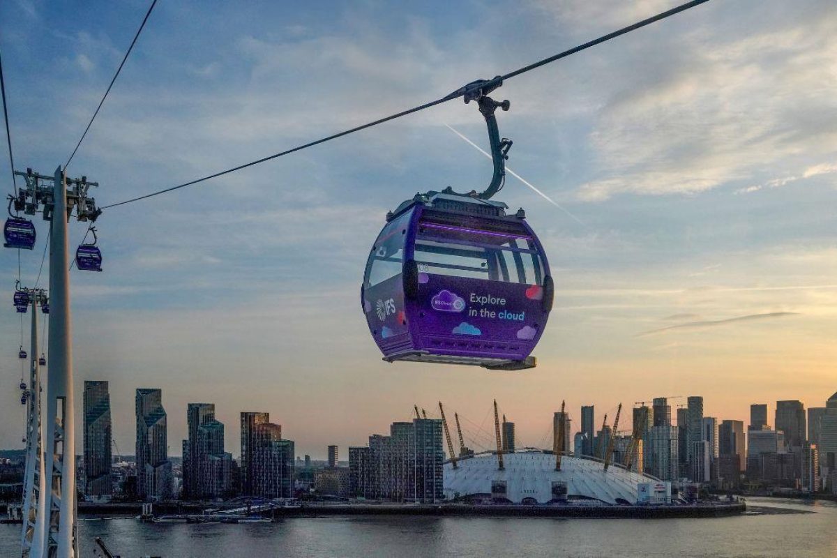 Purple Week at IFS Cloud Cable Car | Royal Docks